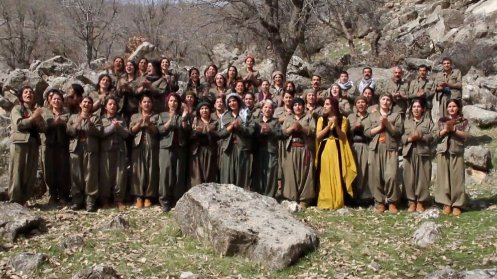ANF | Female guerrillas in Eastern Kurdistan celebrate March 8