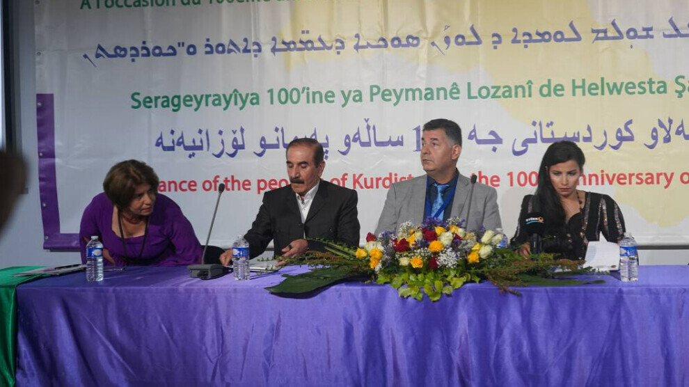 ANF | Conference in Lausanne: The treaty became the basis of genocides ...